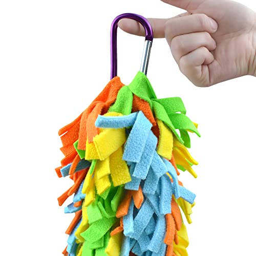 Sugar Glider Hanging Pouch Snuggle Sleeping Pouch with 4 Detachable Climbing Vines for Gliders Ferret Rat Hamster Hedgehog Small Pets