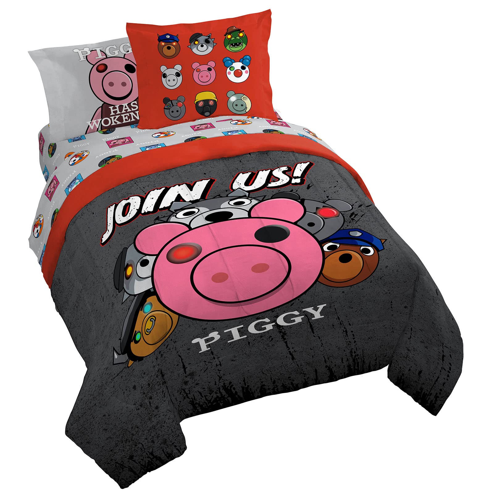 Jay Franco Marvel Avengers Pop 7 Piece Queen Size Bed Set - Includes Comforter & Sheet Set - Super Soft Fade Resistant Microfiber (Official Marvel Product)