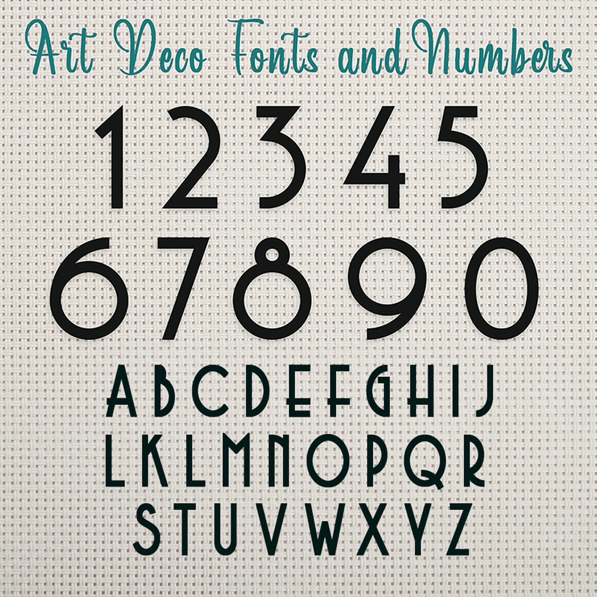 Personalized Metal House Number Sign | Custom Address Plaque | Mid Century Modern | Art Deco House Numbers | Address Numbers for House