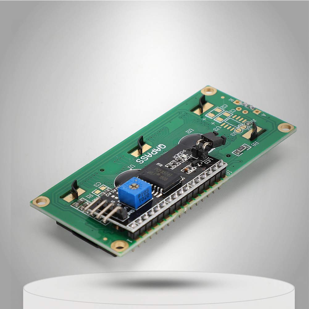 HW-060A LCD Display Module, 3.3V 1602 LCD Screen IIC I2C Module Interface Adapter for Arduino Uno Raspberry pi, Blue Backlight