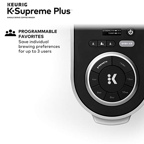 Keurig K-Supreme Plus Coffee Maker with Green Mountain Coffee Roasters Single Origin Collection Variety Pack, 40 Count