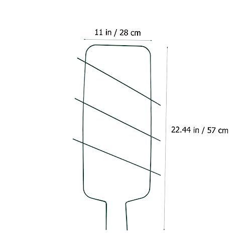 Yardwe 2pcs Plant Climbing Trellis Metal Planters for Outdoors Mini Plants Plant Stand Outdoor Cucumber Trellis Climbing Rose Trellis Artificial Trellis Gardening Accessory Rattan Frame