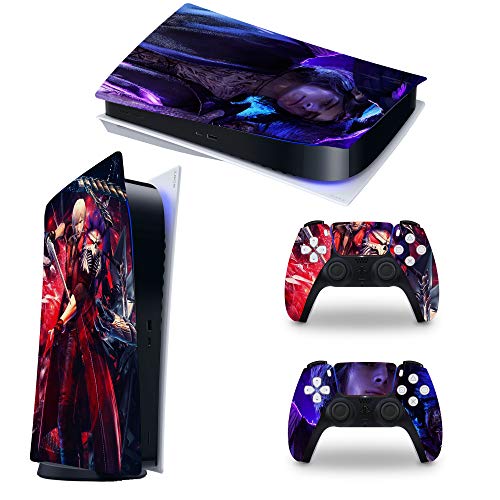 King Evil Cry - PS5 Digital Edition Skin Console - PS5 Digital Edition Controller Skin Cover Vinyl Decal Protective