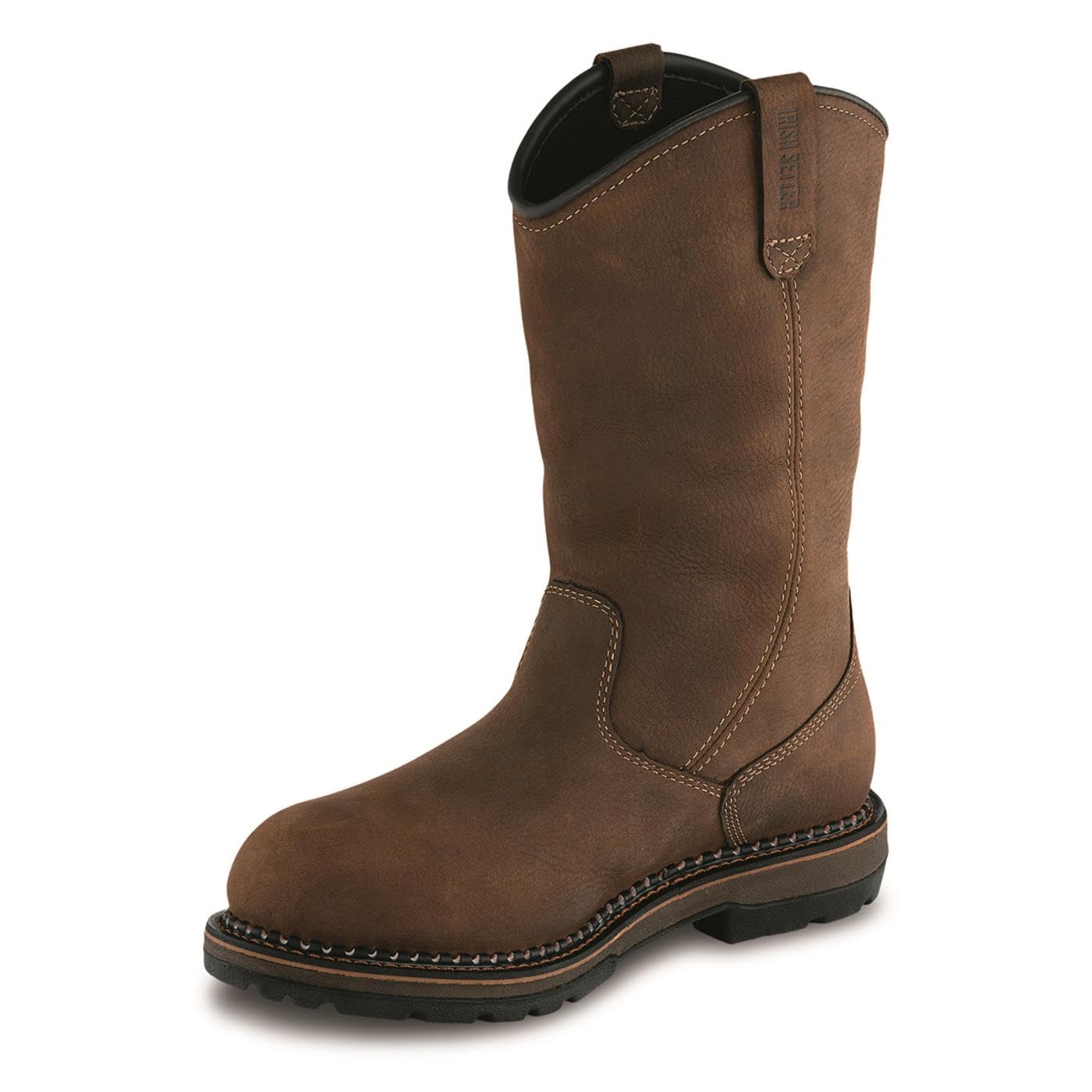 Irish Setter Men's Pull-on Mid Calf Boot, Brown, 12