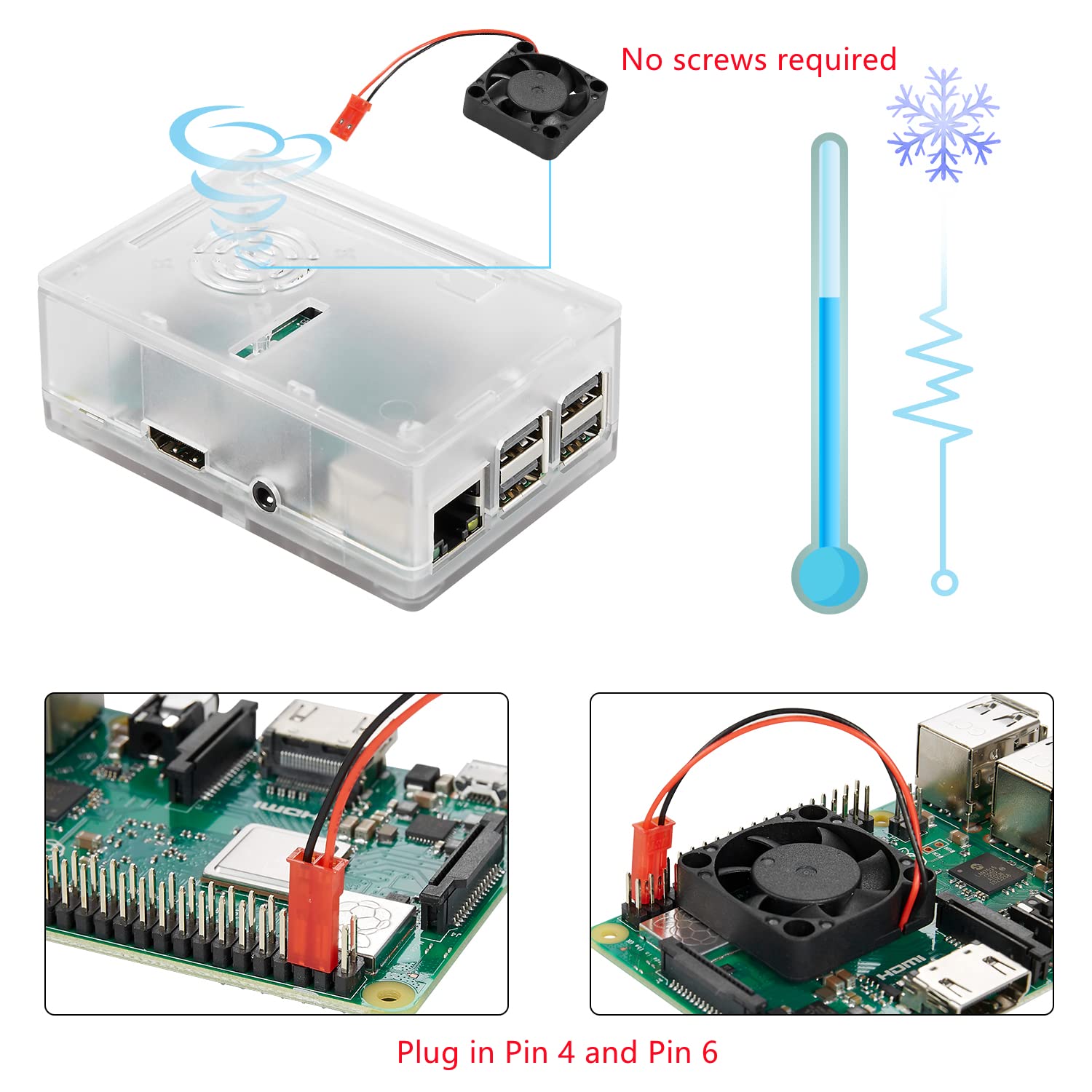 Vemico Raspberry Pi 3 Model B+ Kit with Pi 3 B+ Board,Pi 3 B+Case,Heatsinks,32GB Card,Card Readers,Micro HD Out Cable,Network Cable,Power Supply,Cooling Fan,Screwdriver