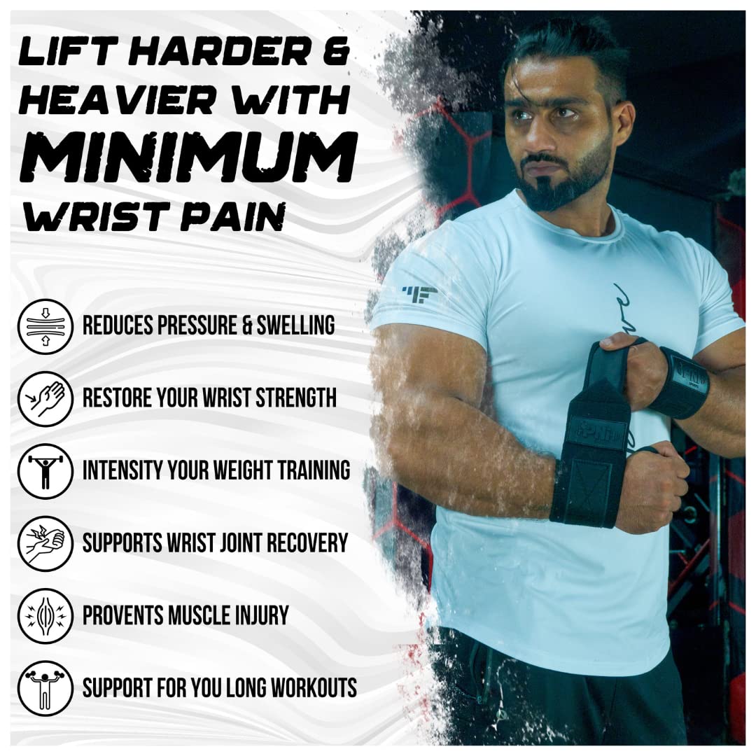 PNI Wrist Wraps β Wrist Wraps for Weightlifting, Workouts and Powerlifting | Gym Accessories and Stuff | Wristbands Heavy Duty