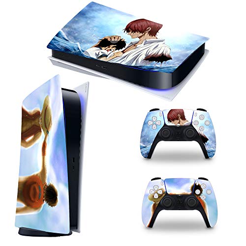 King Oceans - PS5 Standard Edition Skin Console and 2 Controller, Vinyl Decal Sticker Full Cover Protective
