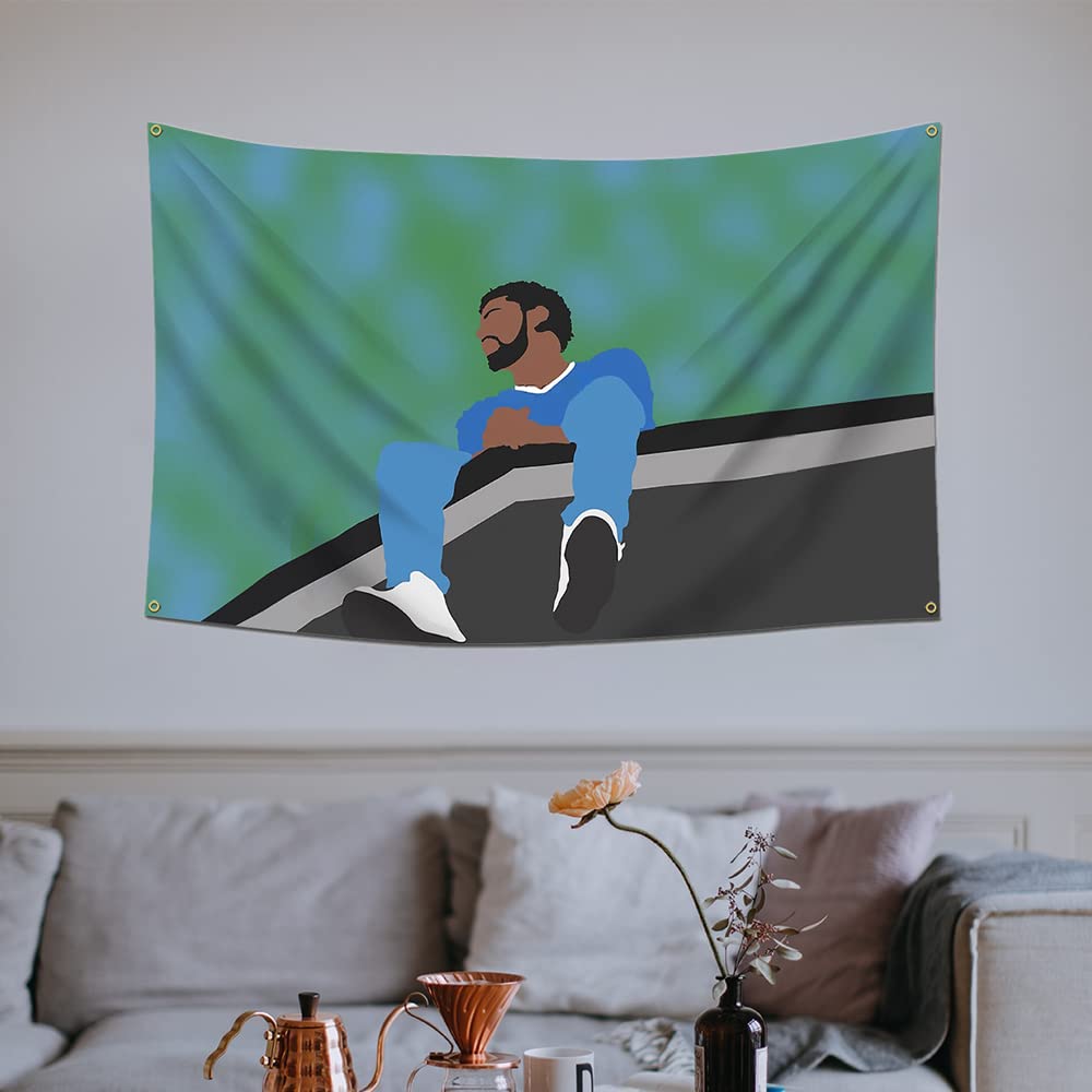 J Cole Flag Tapestry 3x5 Feet Funny Rapper Banner For College Dorm Room Guys Man Cave Frat Bedroom