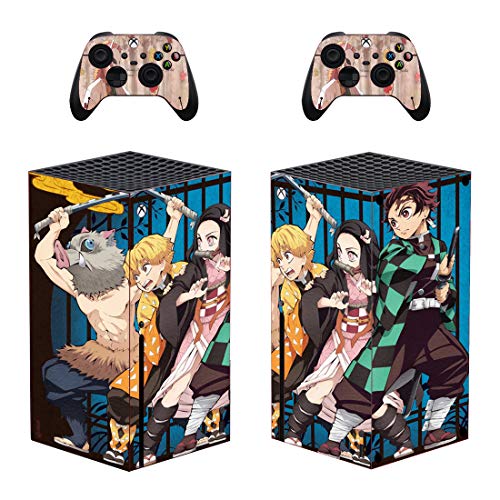 Killer Evil Stickers Decals Skin for X-box-One-Series X, Cover Protector Wrap Durable Full Set Protection Faceplate Console by KAJAL MANI