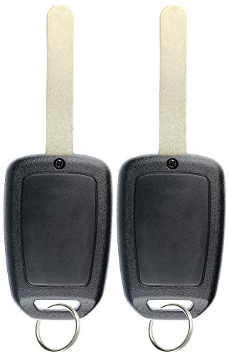 KeylessOption Keyless Entry Remote Fob Uncut Car Key for Honda Accord 16-17 Civic 16-19 (Pack of 2)