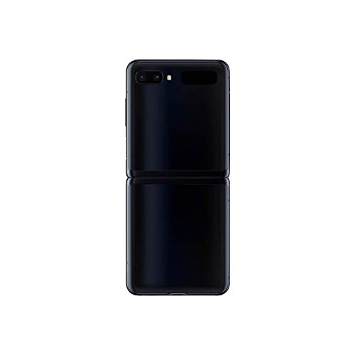 Samsung Galaxy Z Flip SM-F700F/DS Dual-SIM 256GB (GSM Only | No CDMA) Factory Unlocked Android 4G/LTE Smartphone - International Version (Mirror Black) (Renewed)