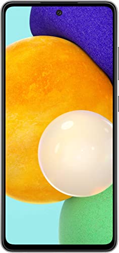 SAMSUNG Galaxy A52 A526U 5G, T-Mobile Locked Smartphone, Android Cell Phone, Water Resistant, 64MP Camera, US Version, 128GB, Black - (Renewed)