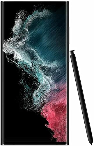 Samsung Galaxy S22 Ultra S9080 5G 512GB 12GB RAM Factory Unlocked (GSM Only | No CDMA - not Compatible with Verizon/Sprint) Global Version - Phantom Black (Renewed)