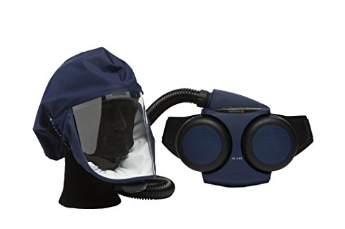Sundström SR 500/520 PAPR Kit, Includes SR 500 Fan Unit and SR 520 Hood, Medium/Large, Blue