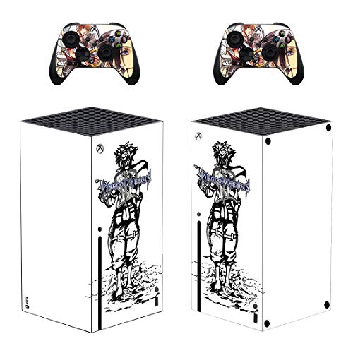 Kingdom Hearts X-box-Series-X Skin Set Full Faceplates Skin Console & Controller Decal Stickers (only fit X-box-Series-X )