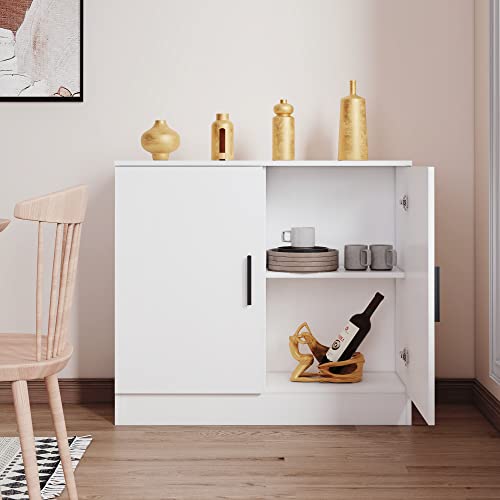 WAHEY Storage Cabinet, Wooden Sideboard Buffet Cabinet with Doors, AFSC005