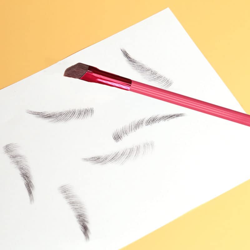 Professional Eyebrow Brush, Multi-Function Eyebrow Brush, Ultra-thin Angle Eyeliner Brush, Three-Dimensional Concealer Cream Makeup Brush Oblique Eyebrow Brush