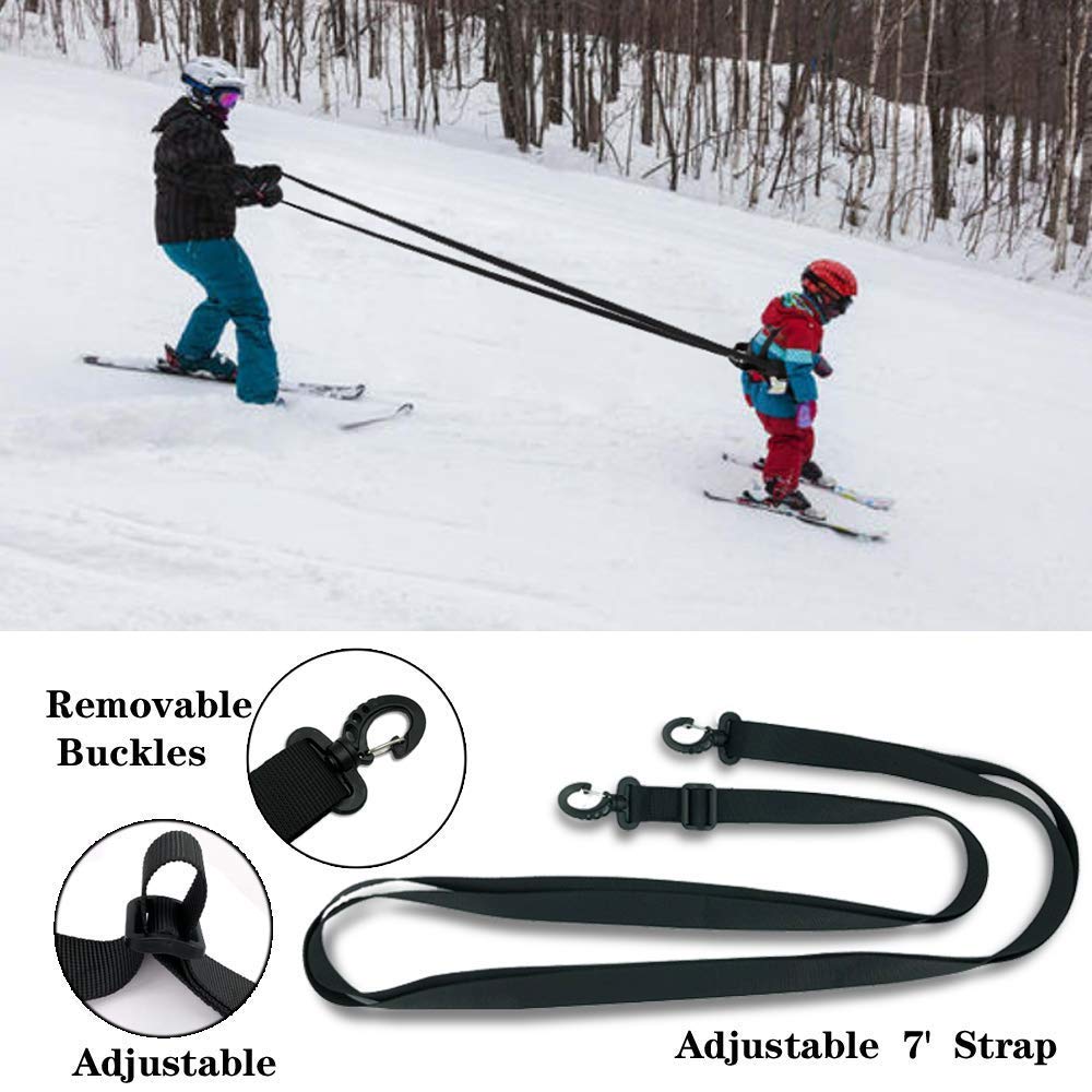 IRASPIN Kids Ski Shoulder Harness, Ski Leash Ski Training Harness Skating, Skateboarding, Roller Skating Training Harness,Copilot Lift Ski Halter for Kids,Perfect for Beginners(1 Pack)