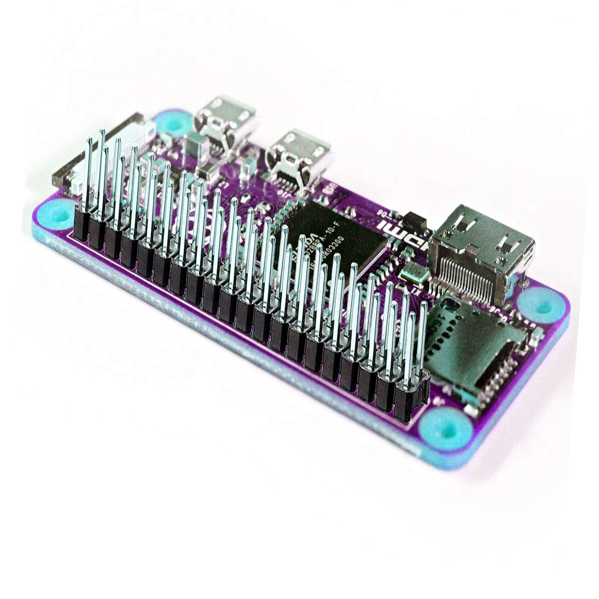 LGDehome 30PCS Break-Away 0.1" 2x20-pin Strip Dual Male Header for Raspberry Pi Zero GPIO