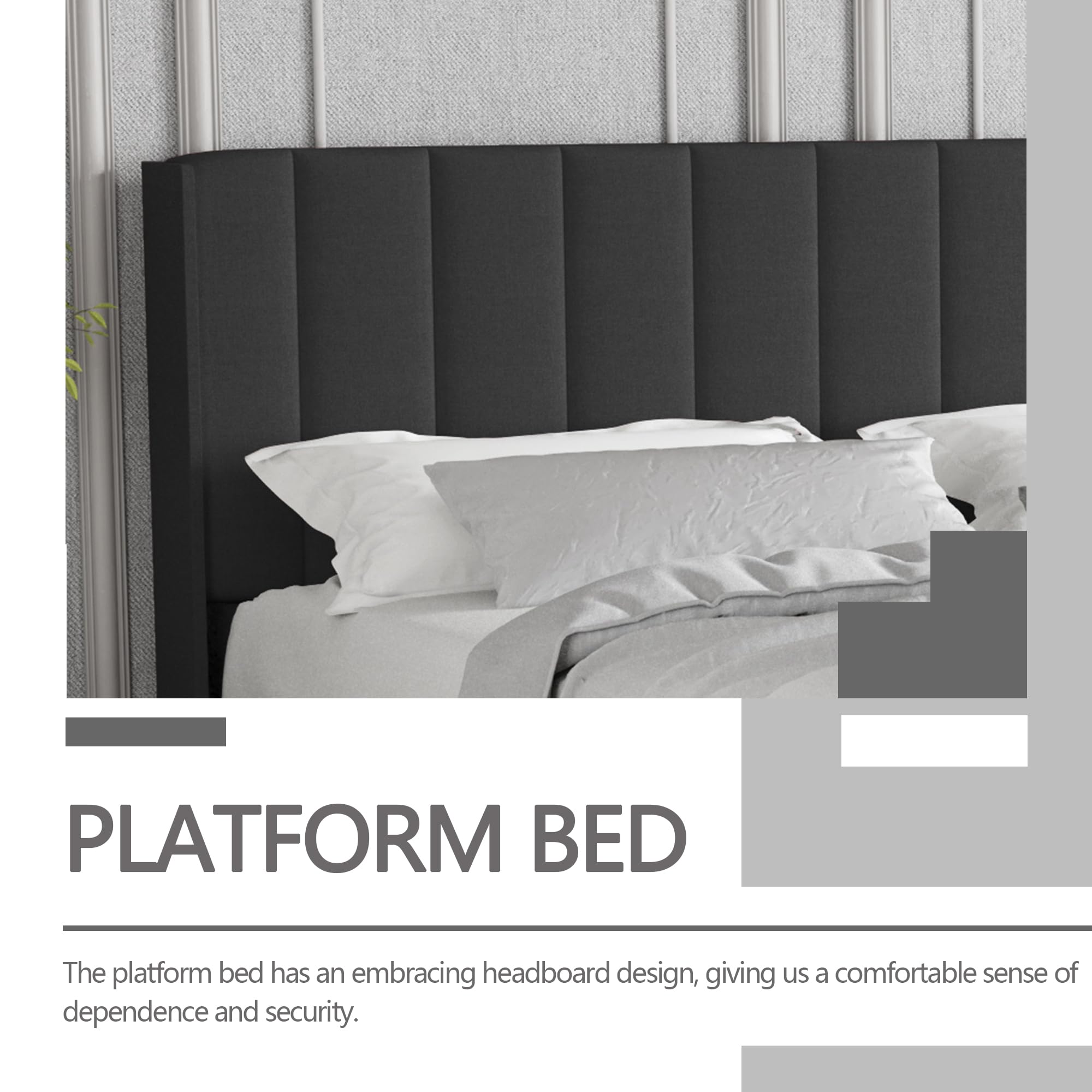 Zoophyter Upholstered Platform Bed Frame Twin Size with Headboard,Strong Wooden Slats Support No Box Spring Needed Easy Assembly Beige Velvet