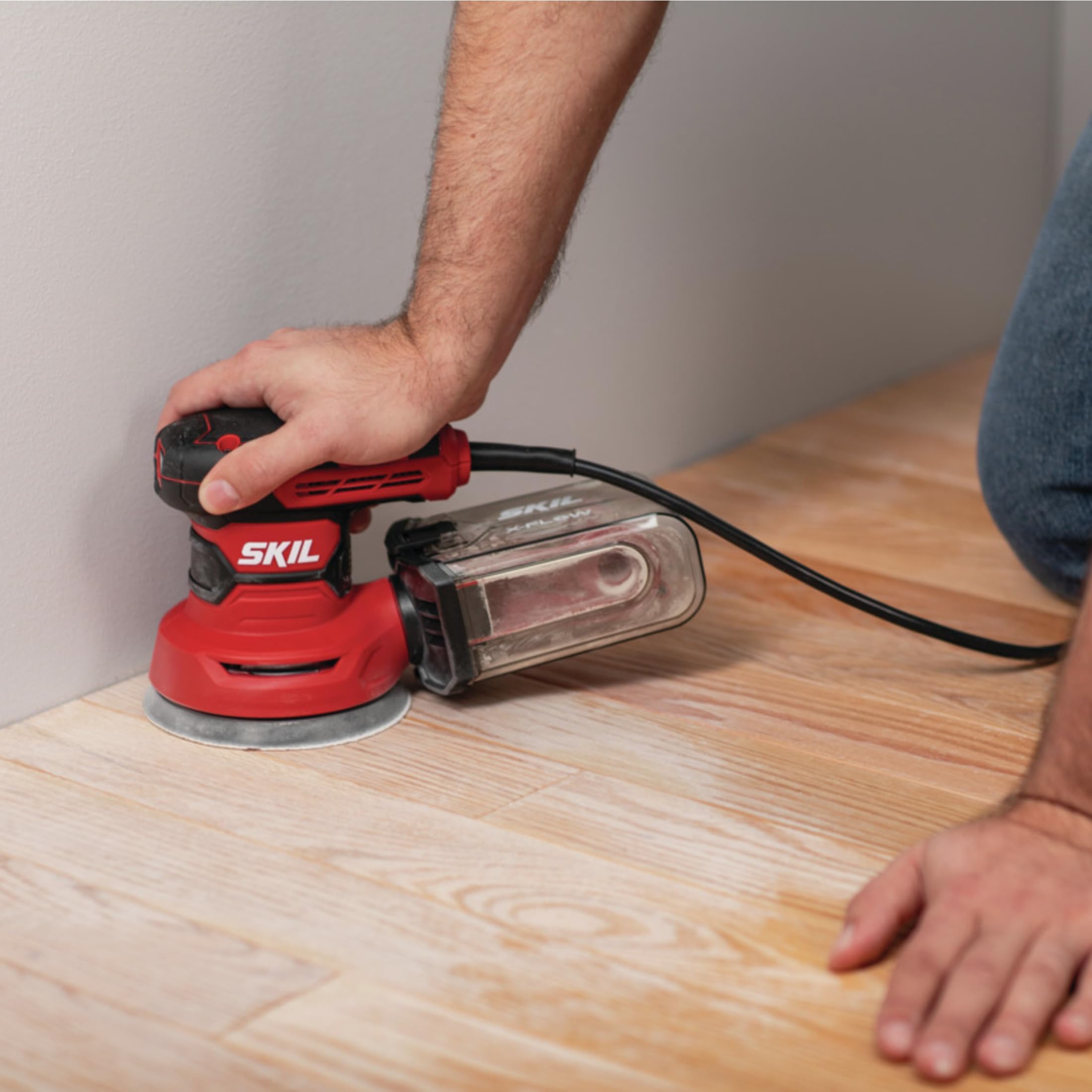 SKIL 5β Random Orbital Sander with Cyclonic Dust Box & 3pc Sanding Sheet - SR211601