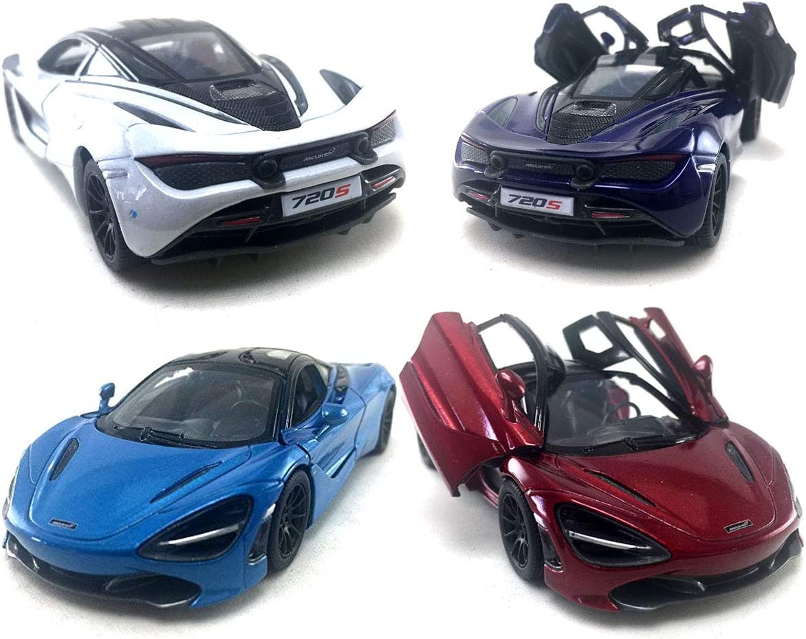 KiNSMART 2017 McLaren 720S 5" 1:36 Scale Die Cast Metal Model Sports Cars SetOF4