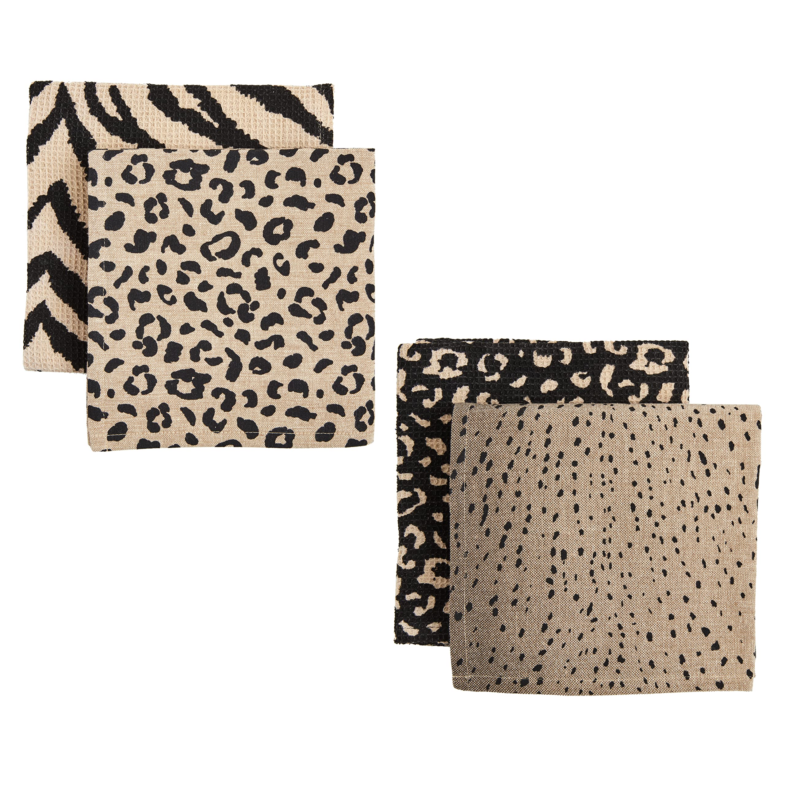 Mud Pie Zebra Animal Print Towel, 26" x 16 1/2"