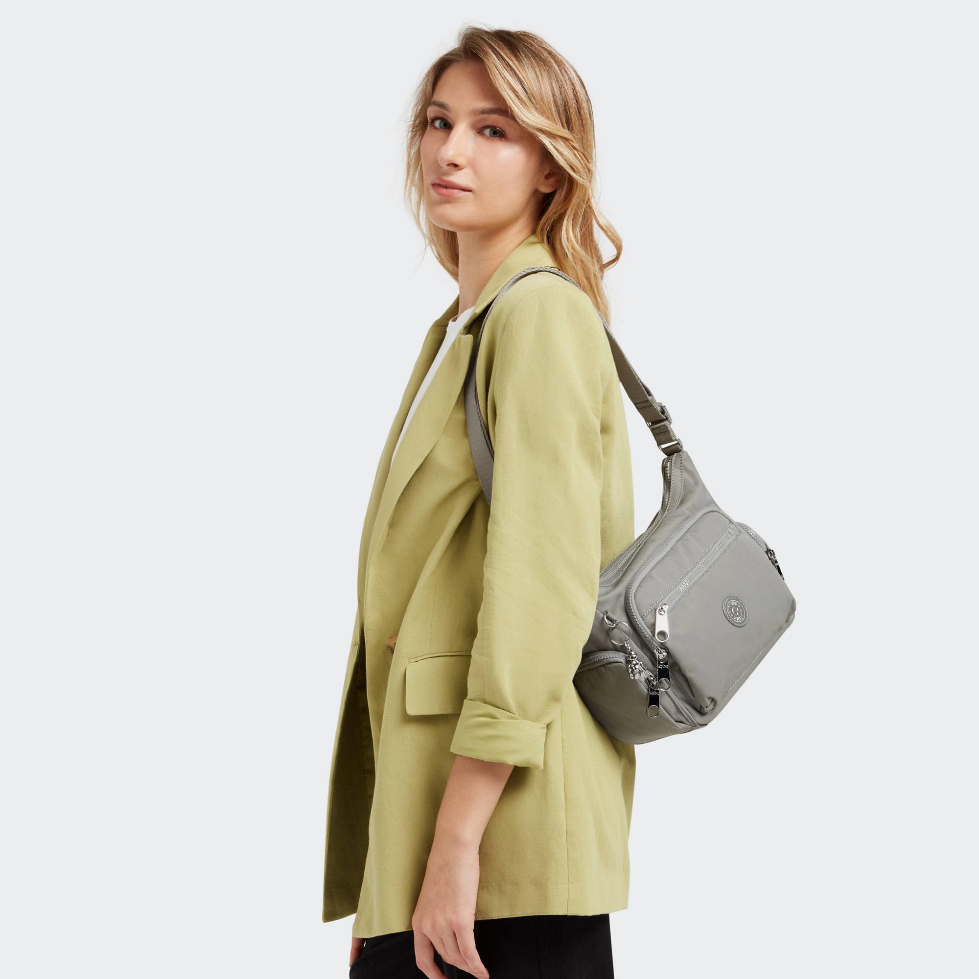 Kipling Gabbie Small Crossbody Bag Almost Grey