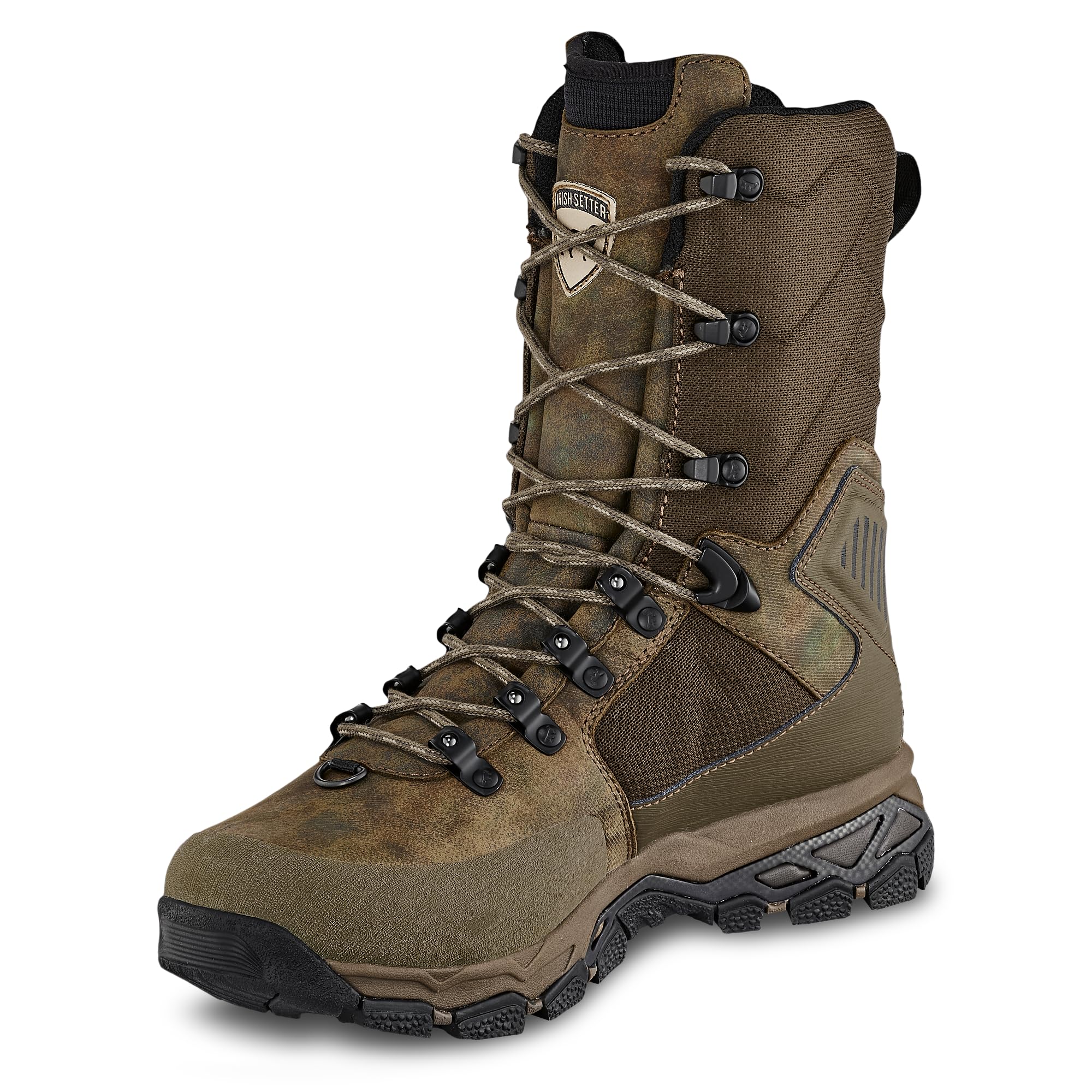 Irish Setter, Pinnacle, Women’s, 10", Waterproof, Insulated 800g, Hunting Boot, Earth Field Camo, 8 D (Wide)