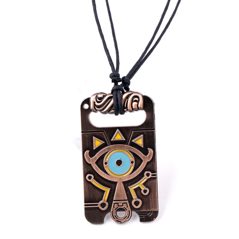 MOOI Sheikah Eye Necklace - Breath of the Wild Necklaces -Zelda Gift - Cosplay Prop