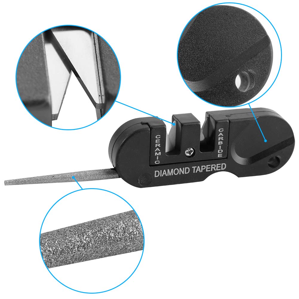 Kitchen Sharpener, Razor-sharp Smooth Tapered Sharpener, Durable Home for Kitchen
