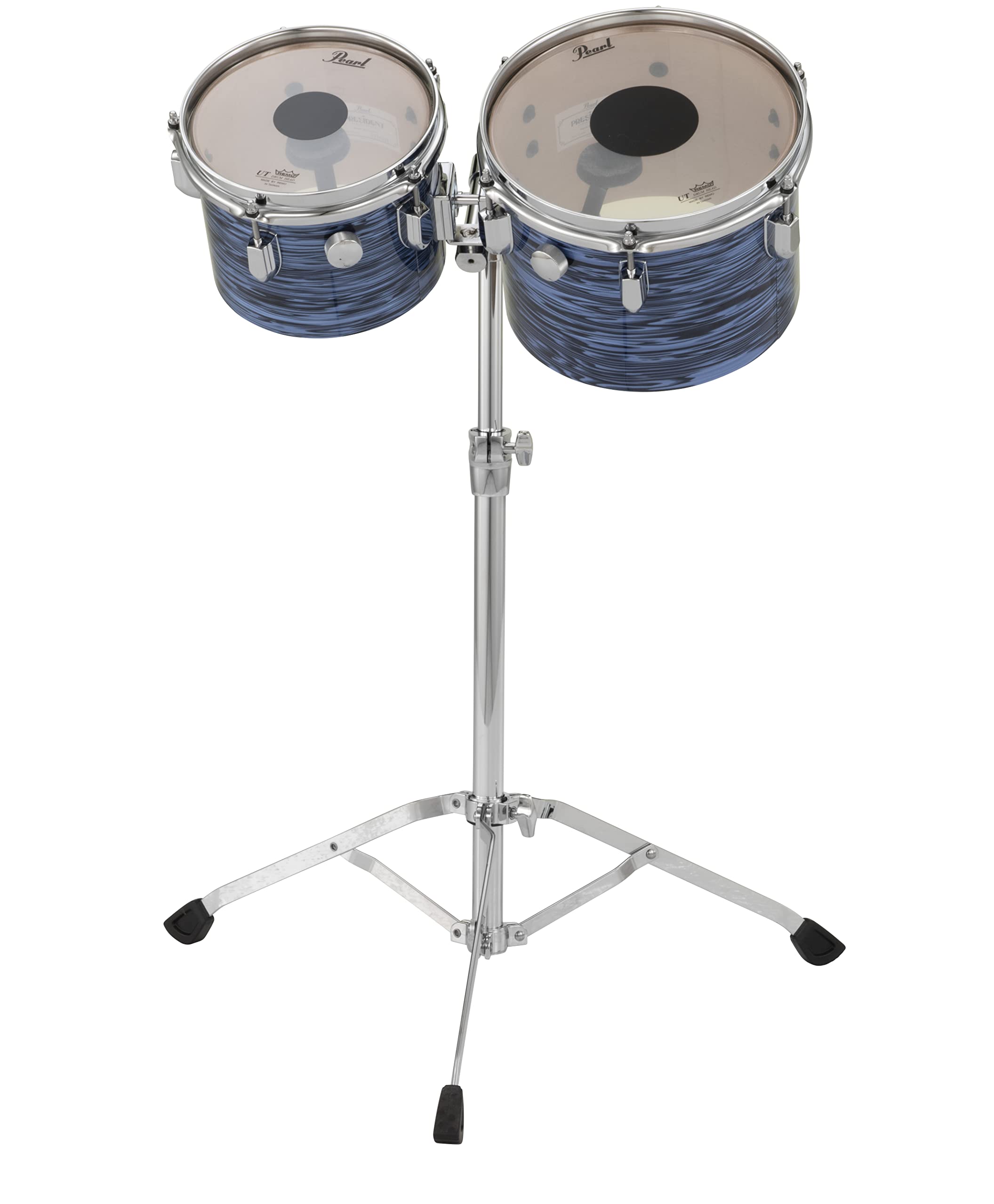 Pearl President Deluxe Concert Tom Set 8" and 10" with Stand Ct950 Ocean Ripple (PSD0810P/C767)