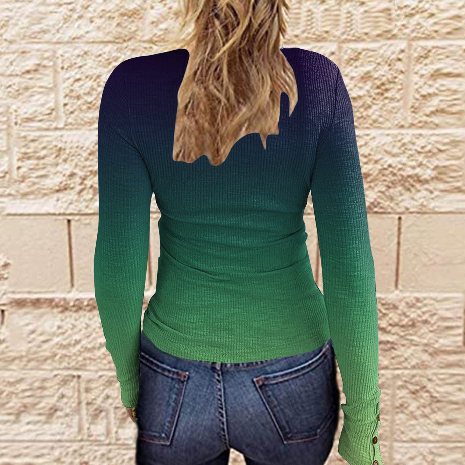 Pullovers for Women Casual Simple Basic T Shirt Lightweight Knitted Blouse Spring Fall Cute Tops Trendy Jumper Tops