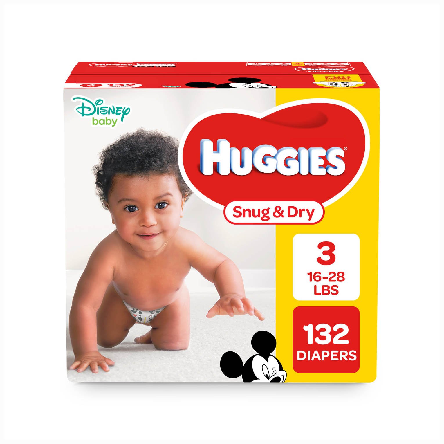 HUGGIES Snug & Dry Diapers, Size 3, 180 Count
