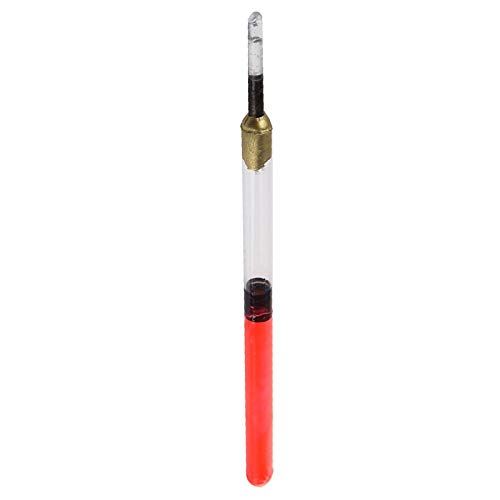 JINSUO LYDBM 20 Clear Crystal Waggler Fishing Fish Floats Floating Stem Tube Set (Color : Orange)