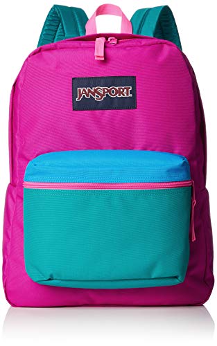 JanSport Exposed Backpack - Neon Purple/Ultra Pink