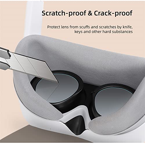 Protective Film For Face Screen + Lens Film For VR Eyewear, HD Anti Scratch Sweat-proof Soft Film Accessories