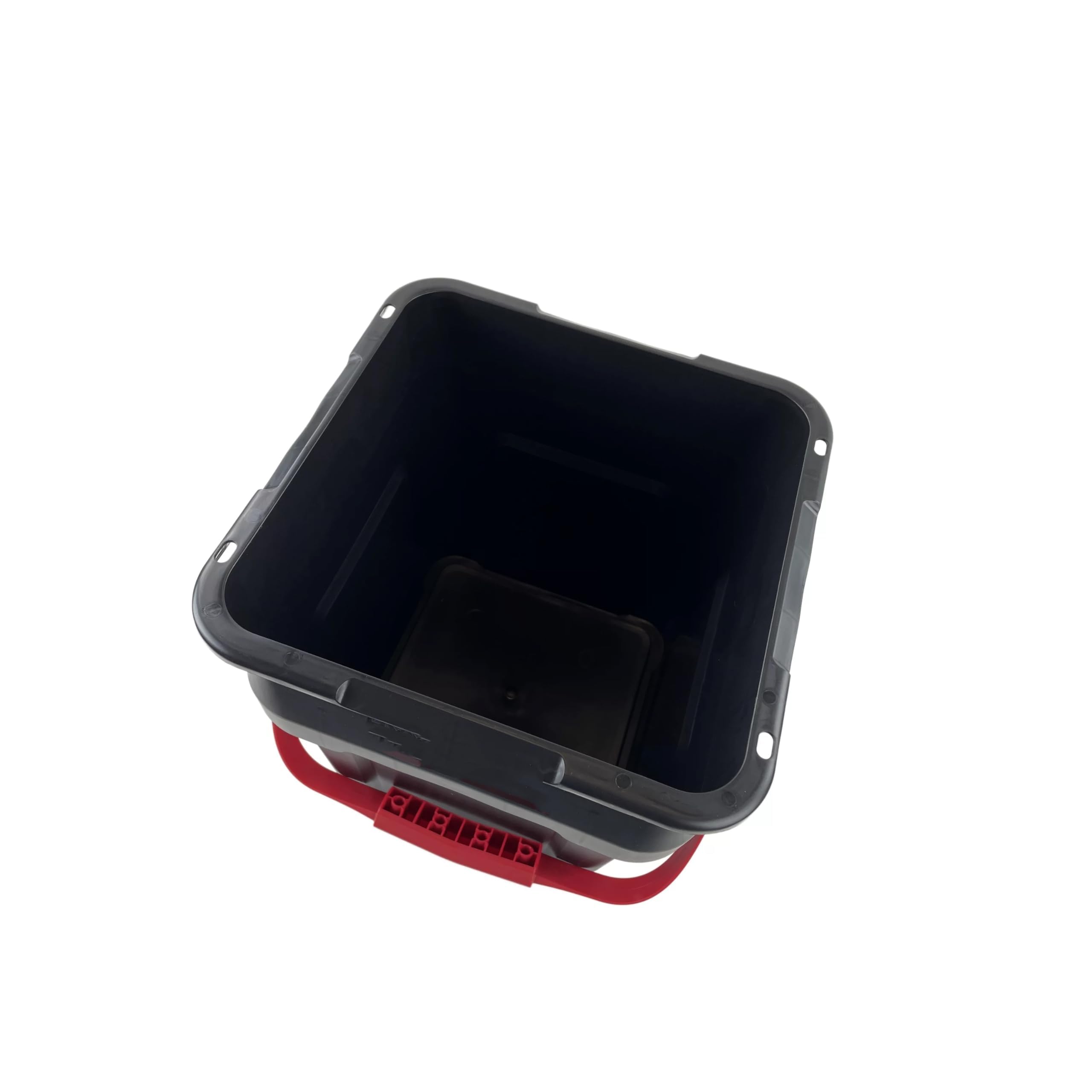 VVloop 5 Gallon Heavy Duty Plastic Material Bucket Tote, Black, Buckets, Commercial mop Buckets, Paint Buckets,Cleaning Buckets,Plastic Bucket