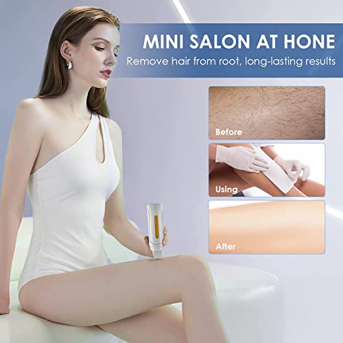 Xaninp Roll on Wax,Wax Warmer for Hair Removal,Wax Roller Kit for Arms Legs Hands Toes Back Chest Heated Roller Kit (blue)