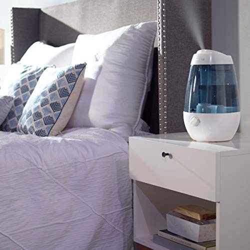 Honeywell HUL535W Filter-Free Cool Mist Humidifier, White β Cool Mist Humidifier for Bedroom, Home or Office