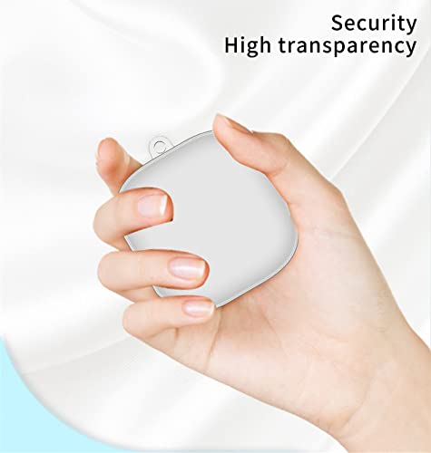 Soft TPU Transparent Case for Beats Fit Pro 2021 β True Wireless Noise Cancelling Earbuds, Beats Fit Pro Case Cover with Keychain for Women Men (Transparent)
