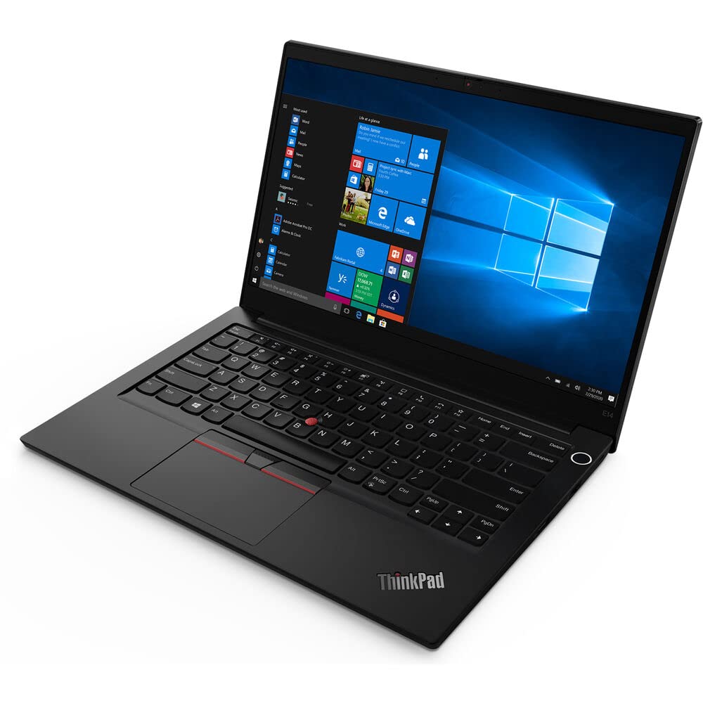 ist computers 2022 Lenovo ThinkPad E14 14" FHD (Intel 4-Core i7-1165G7, 32GB DDR4 RAM, 1TB SSD) Full HD 1080p IPS Business Laptop, Thunderbolt 4, Backlit, Webcam, Fingerprint, Windows 10/11 Pro