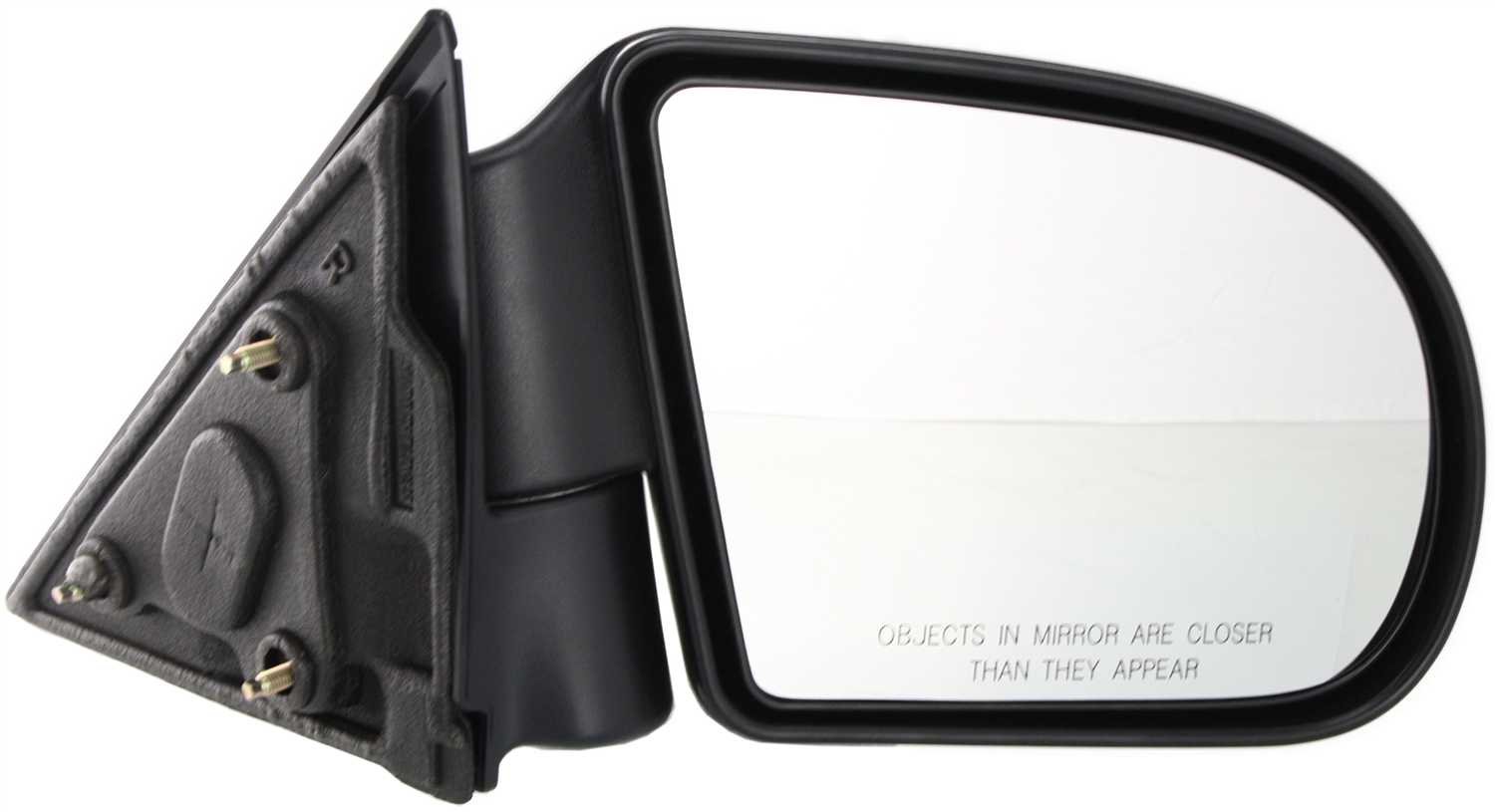 Kool-Vue Mirror Set of 2 Compatible with 1999-2004 Chevrolet S10, 1999-2005 Blazer, Fits 1999-2004 GMC Sonoma & 1999-2005 Jimmy Driver and Passenger Side Manual Folding, Textured Black, Manual Glass