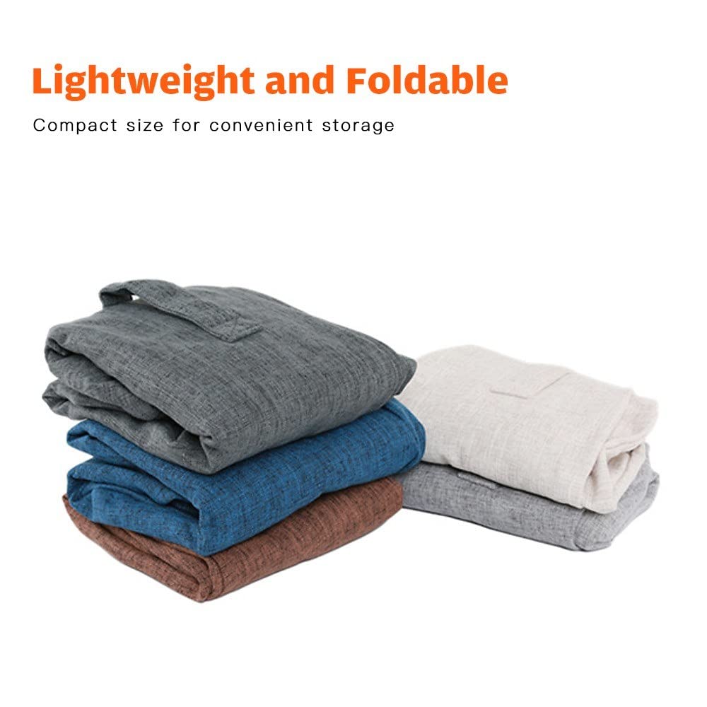 MengK 55cm/65cm/75cm Cotton+Linen Protective Ball Cover Exercise Ball Protection Skin Wrap Accessory
