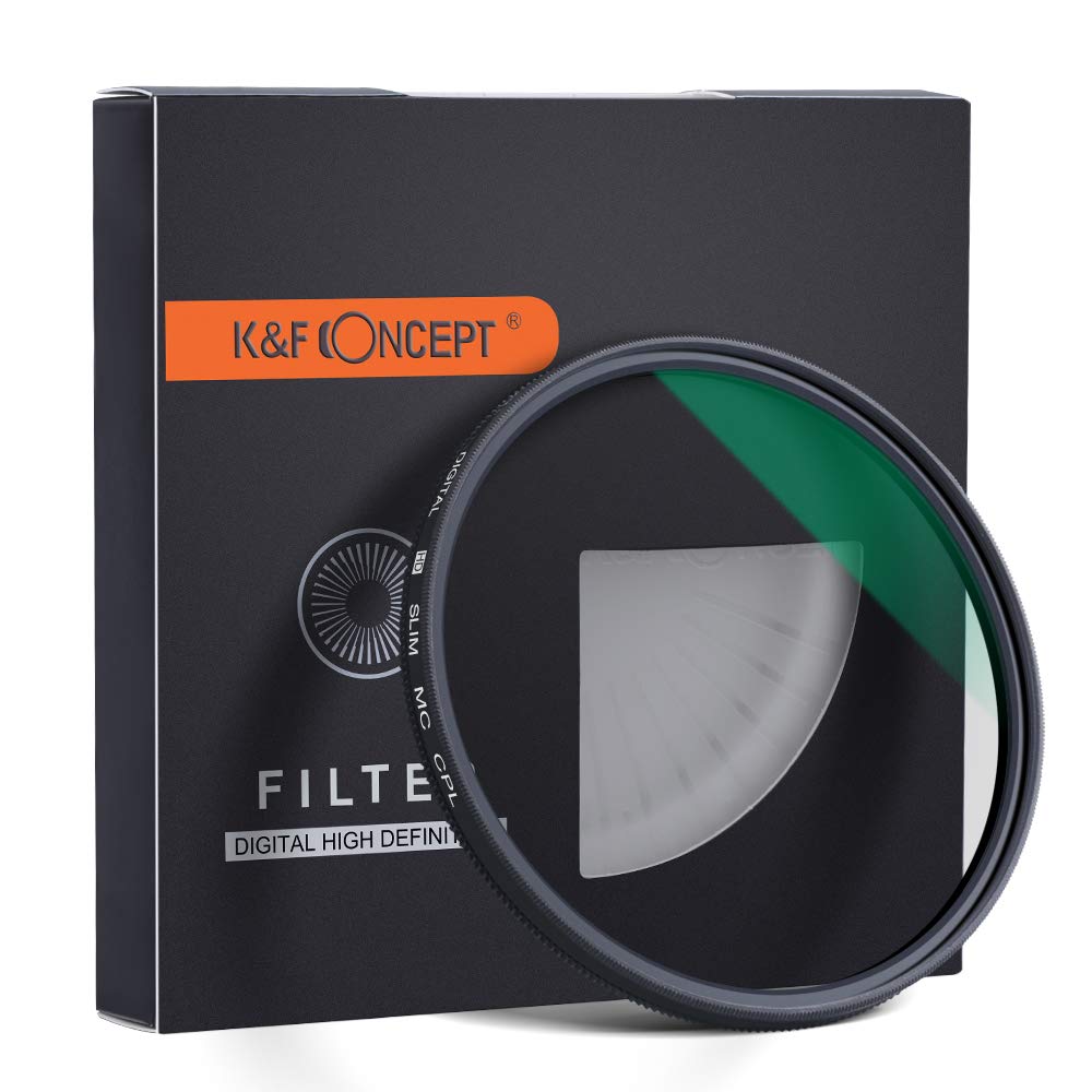 K&F Concept 77mm Circular Polarizer Filter CPL Layer Super Slim Multi Coated CPL Lens Filter