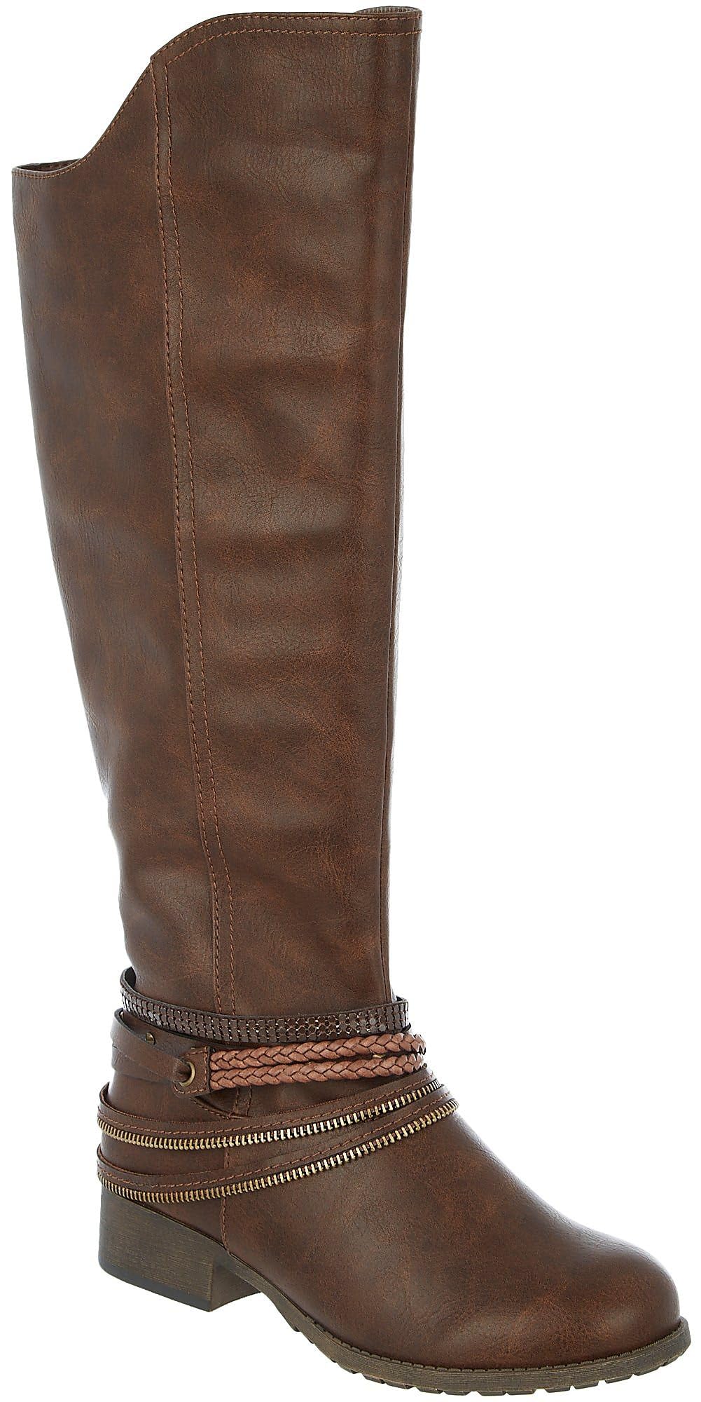 Jellypop Womens Paragon Tall Boots 9 Tan