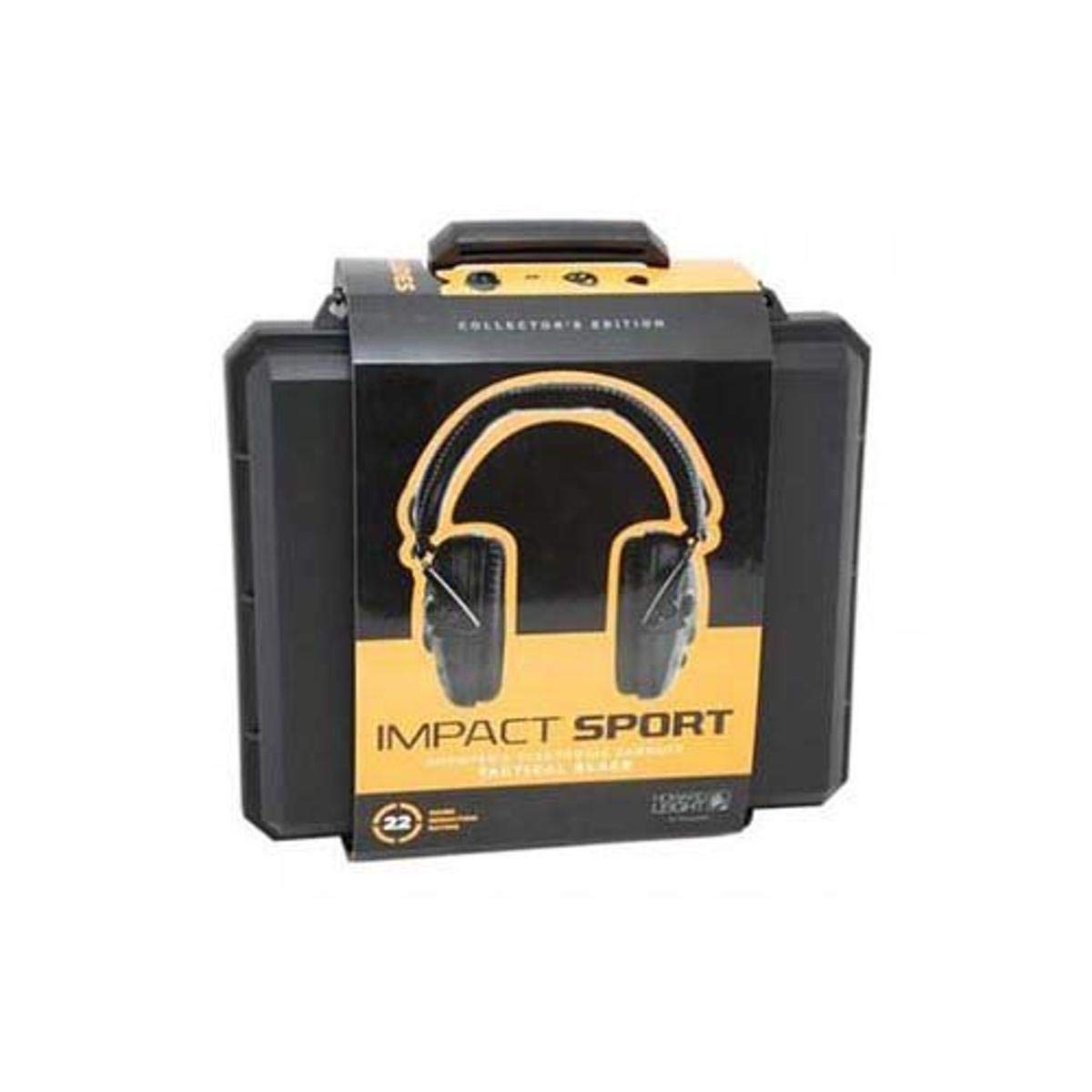 Howard Leight by Honeywell Impact Sport Sound Amplification Electronic Shooting Earmuff with Hard Case (R-02601)