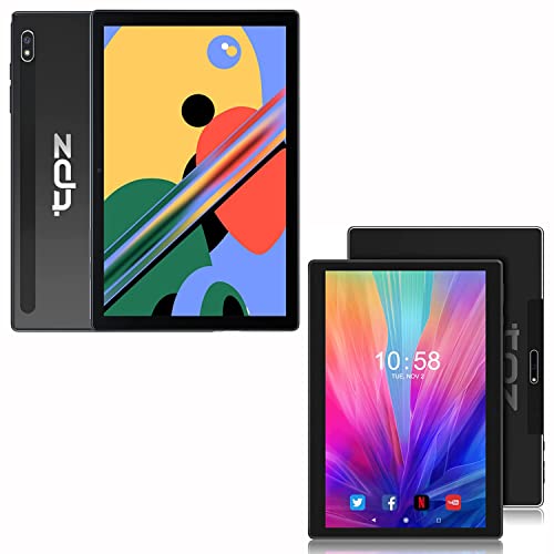 TPZ Tablet 10.1 inch, Android 10.0 Tablets, 32GB ROM, 128GB Expansion, Wi-Fi, Google Certified, HD Large Touchscreen, Front+Rear Camera, Bluetooth, 6000mAh - 2PCS
