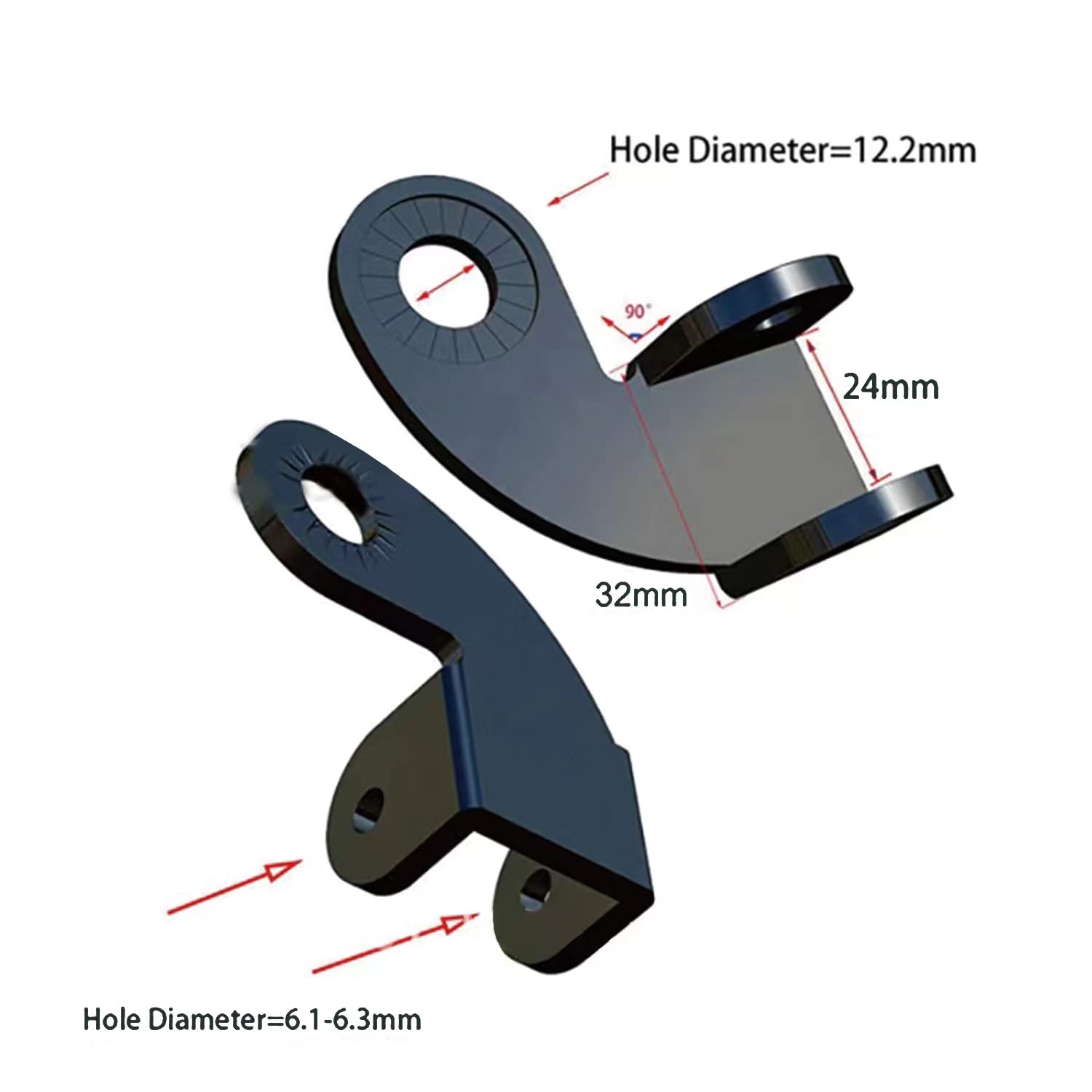KLASH Bike Trailer Hitch, Bicycle Trailer Coupler Attachment 12.2MM Compatible with Kids Burley Bee Bike, Pets Trailers.