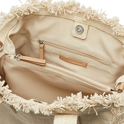 Lucky Brand womens Dina Tote, Natural Multi, One Size US
